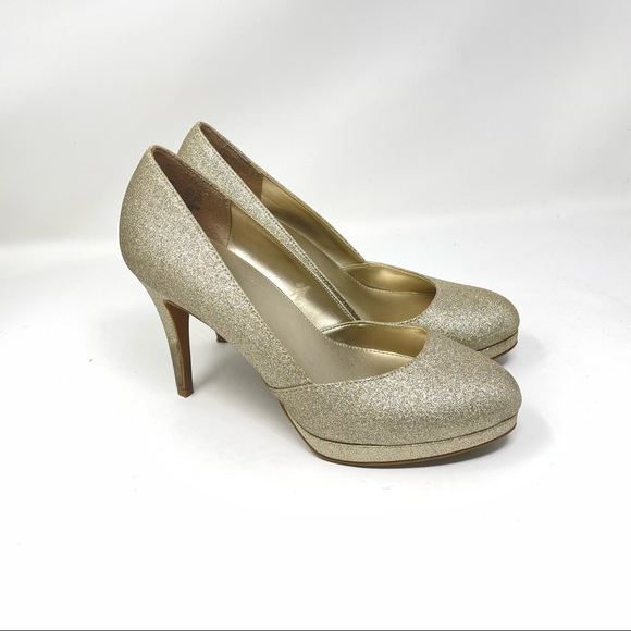 FIONI Clothing | Shoes | Fioni Shoes Plataform Pumps High Heels Gold ...